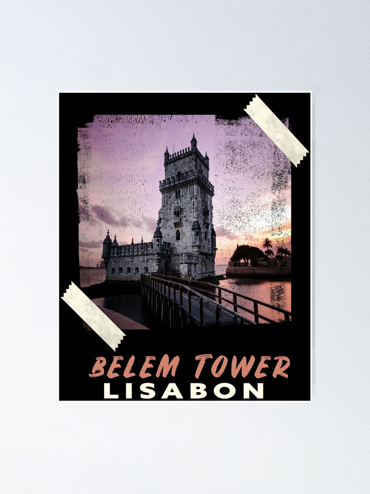 "Belem Tower Lisabon Poster" Poster by frigamribe88 | Redbubble