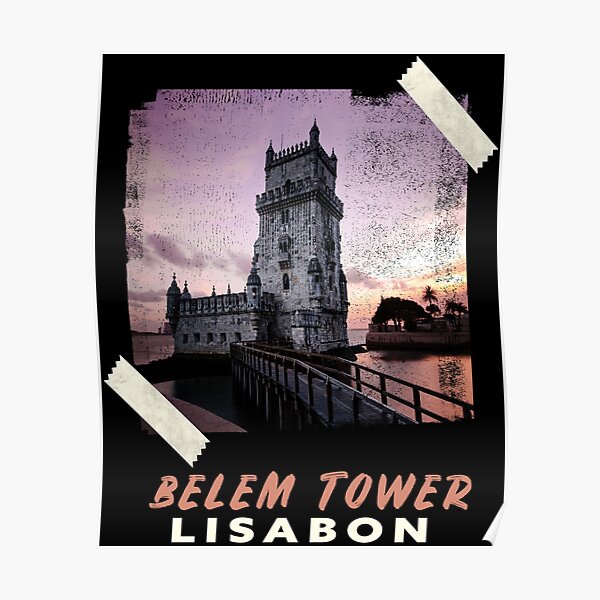 "Belem Tower Lisabon Poster" Poster by frigamribe88 | Redbubble
