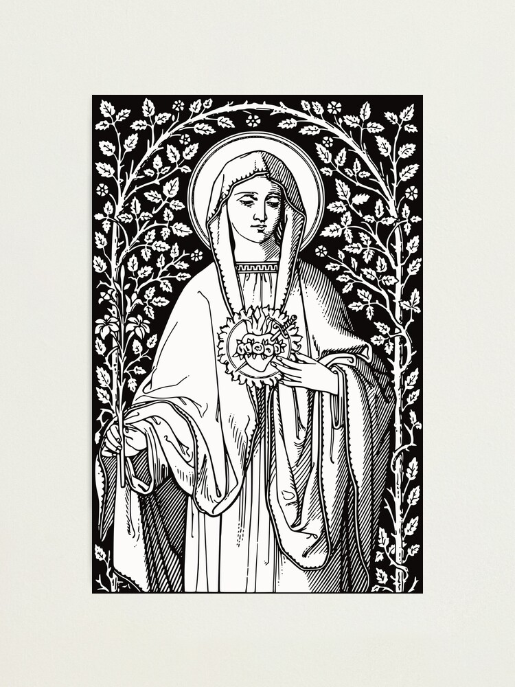 Vintage Virgin Mary Catholic Vintage Virgin Mary Catholic