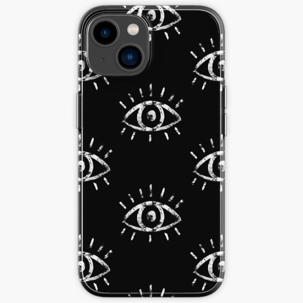 "White all seeing eye print" iPhone Case for Sale by leradmytriwart ...