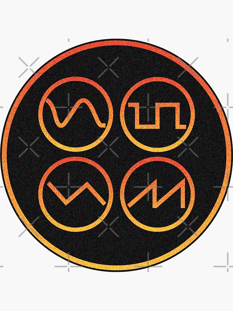 "Synth Waveforms Modular Synthesizer for Music Nerds" Sticker for Sale ...