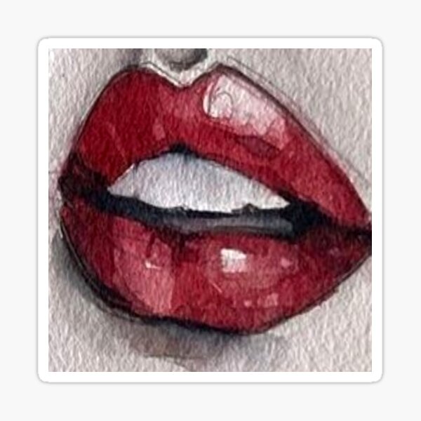 "Angels lips" Sticker for Sale by sumesh | Redbubble