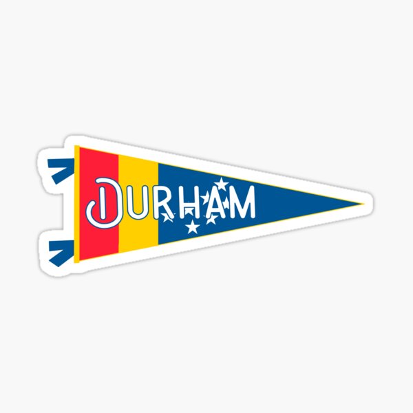 "Durham Flag Pennant" Sticker for Sale by zsonn | Redbubble