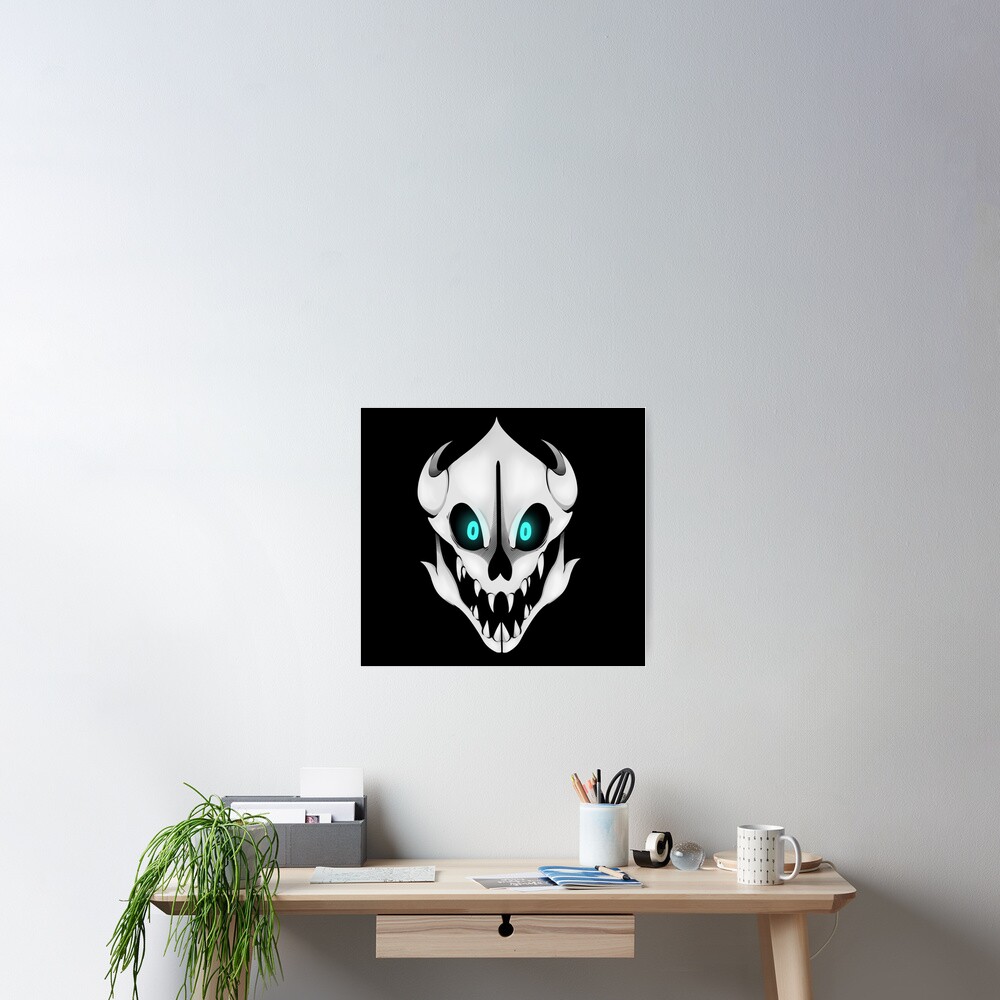 "Gaster Blaster" Poster for Sale by MLolotte | Redbubble