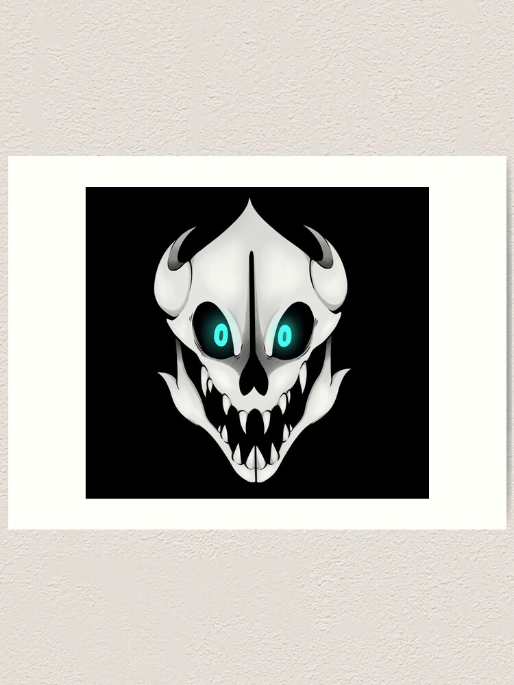 "Gaster Blaster" Art Print by MLolotte | Redbubble