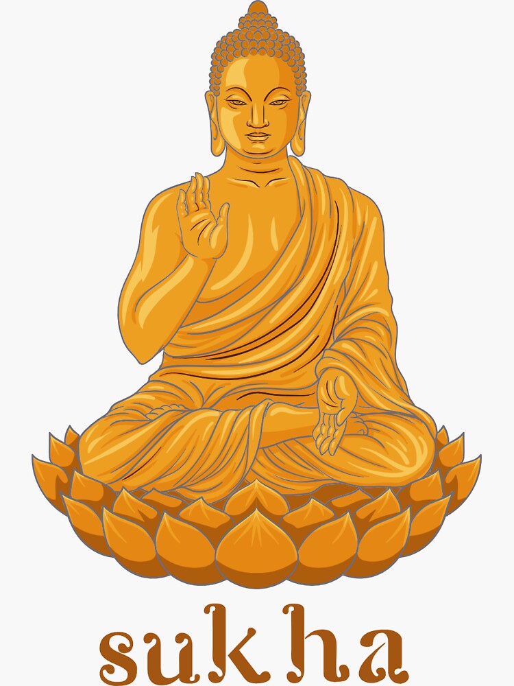 "Sukha" Sticker for Sale by jd2020 | Redbubble
