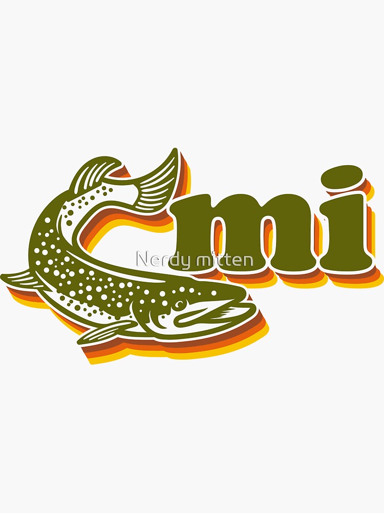 "Fish Michigan!" Sticker by J31Designs | Redbubble
