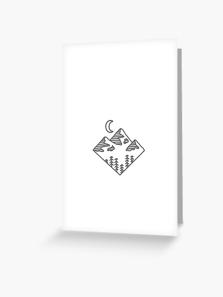 "mountains" Greeting Card for Sale by ellaao | Redbubble