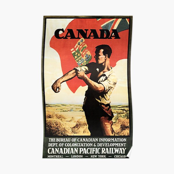 "CANADA Dept of Colonization & Development Vintage Railway Travel ...