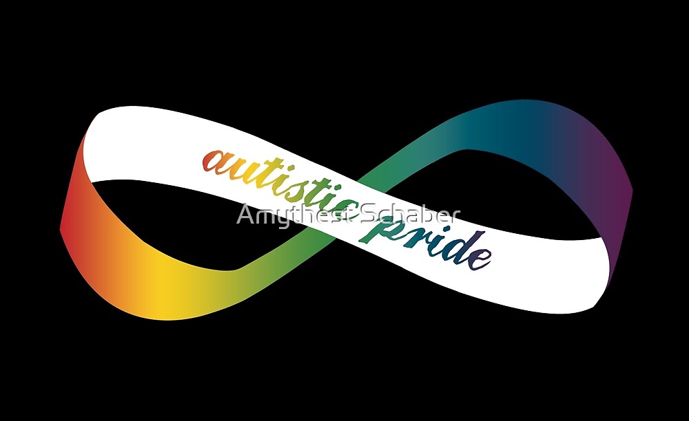 "Autistic Pride Infinity Möbius" by Amythest Schaber | Redbubble