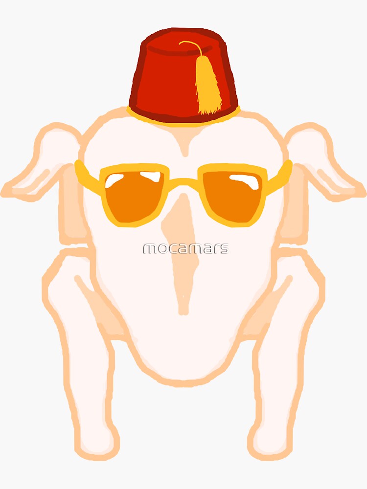 "Turkey Head" Sticker for Sale by mocamars | Redbubble