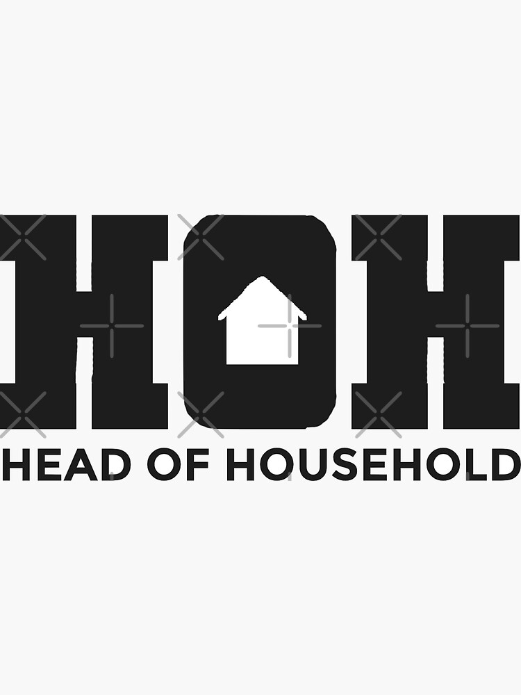 "Head of Household" Sticker for Sale by emmar19 | Redbubble