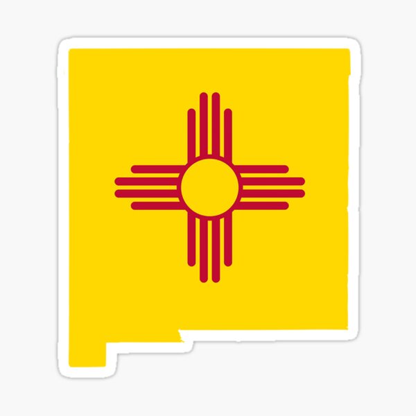 "New Mexico flag" Sticker for Sale by Kayla1121 | Redbubble