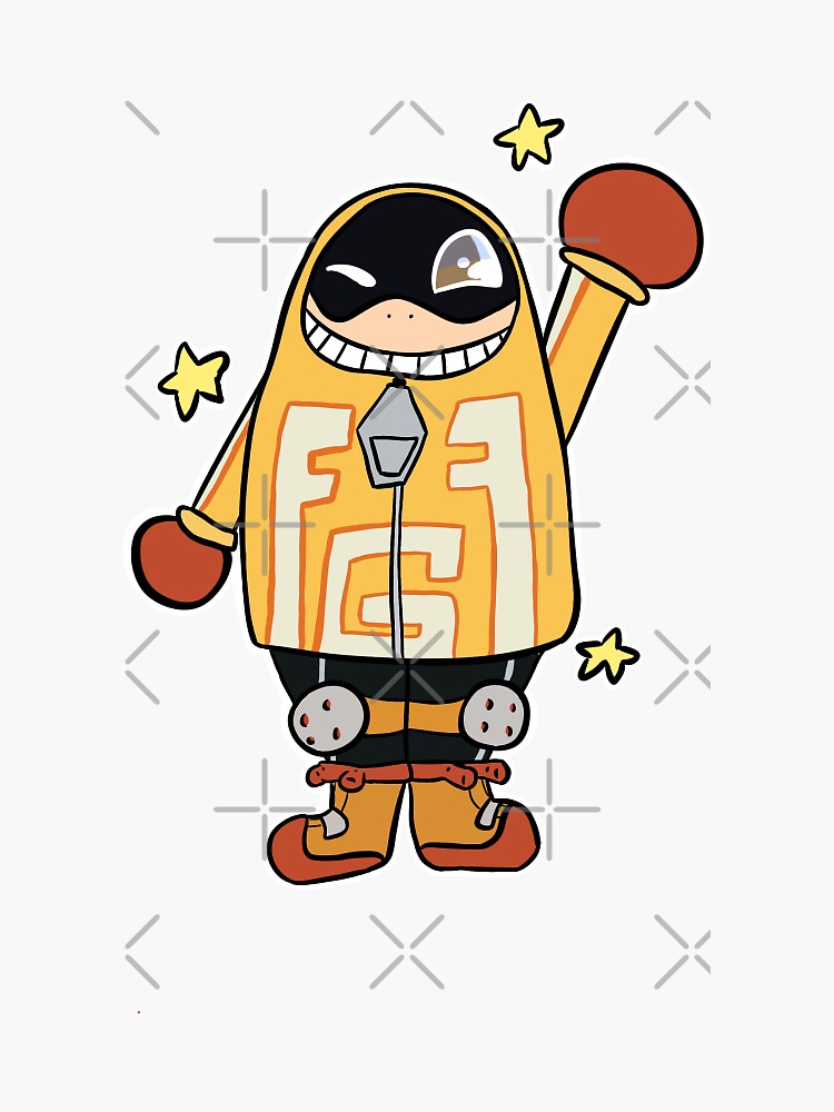 "Kawaii chibi Fat Gum " Sticker by toothed-axolotl | Redbubble