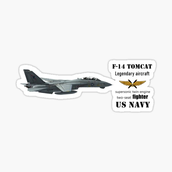 "F-14" Sticker by sibosssr | Redbubble