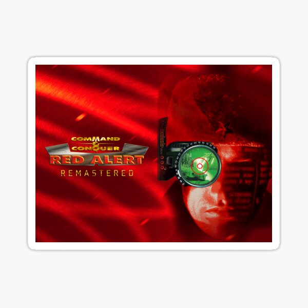 "Command and Conquer Remastered: Red Alert" Sticker for Sale by ...