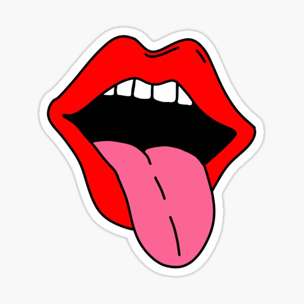Rolling Stones Tongue Stickers | Redbubble