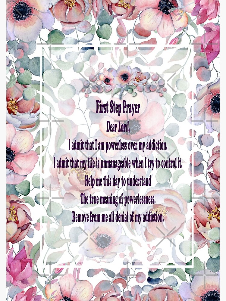 First Step Prayer Third Step Prayer AA: An Unbeatable Mental Shift
