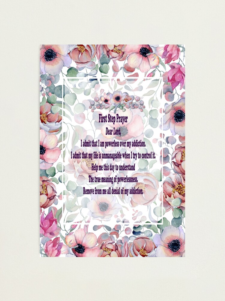 First Step Prayer Third Step Prayer AA: An Unbeatable Mental Shift