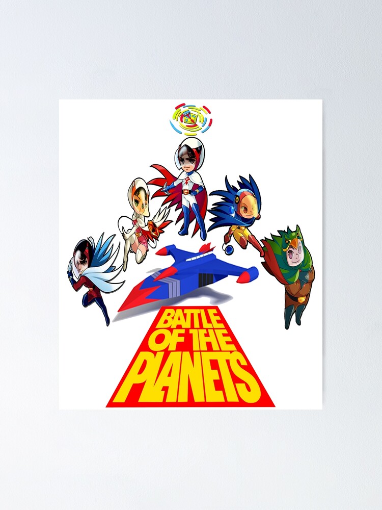 "Gatchaman Battle of the Planets Kids Transmute Design" Poster by ...