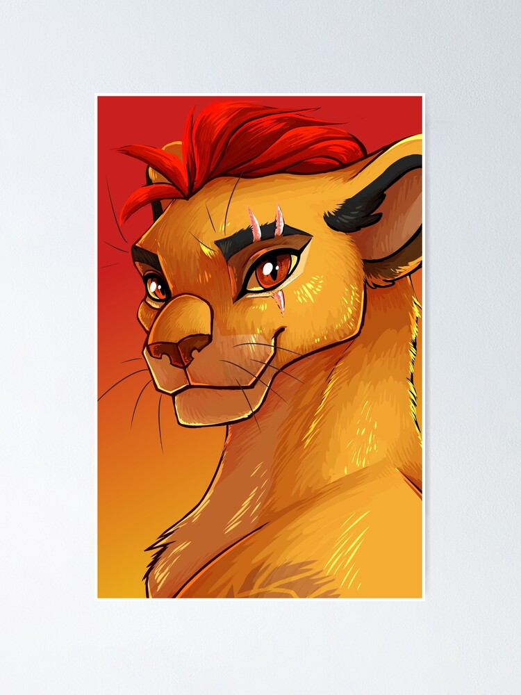 "Kion Portrait" Poster for Sale by Draikinator | Redbubble