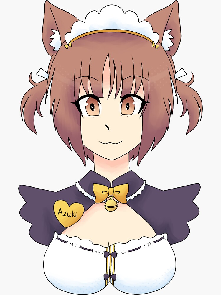 "NekoPara - Azuki" Sticker for Sale by toby-senpai | Redbubble