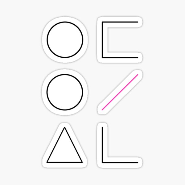 "LOONA logo font title" Sticker for Sale by 79cm | Redbubble