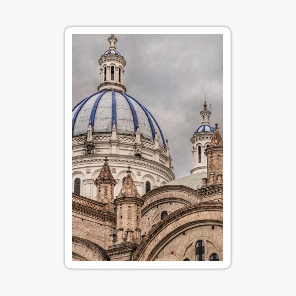 "Immaculate Conception Cathedral Cuenca, Ecuador" Sticker by ...