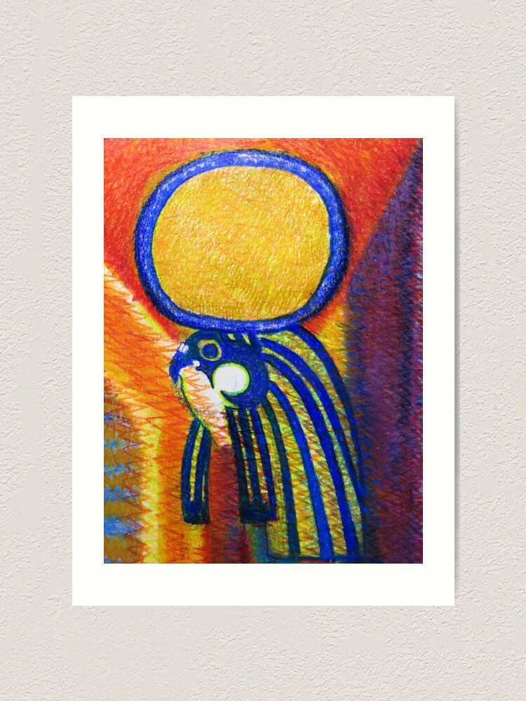 "Eye of Ra Protection Sigil " Art Print by MarblePlanet | Redbubble