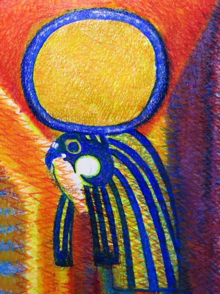 "Eye of Ra Protection Sigil " Art Print by MarblePlanet | Redbubble