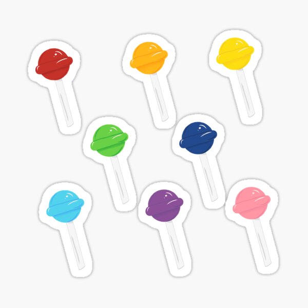 Blue Lollipop Stickers | Redbubble