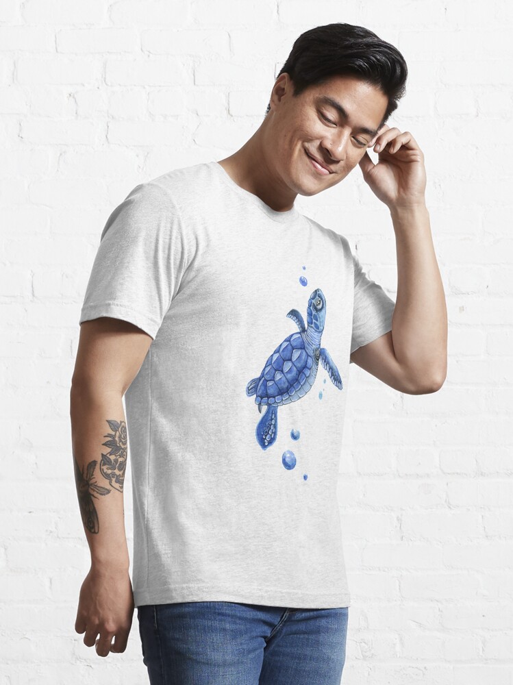 "The blue turtle" T-shirt by victorcociul | Redbubble