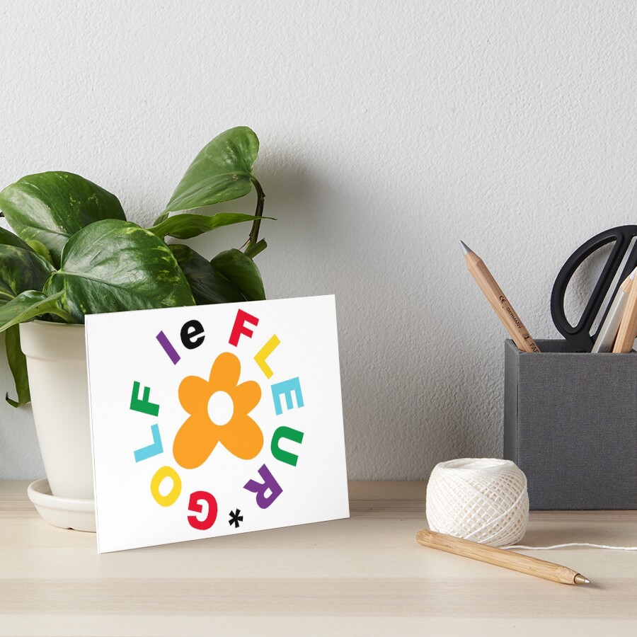 "golf le fleur logo " Art Board Print for Sale by danibr0wn | Redbubble
