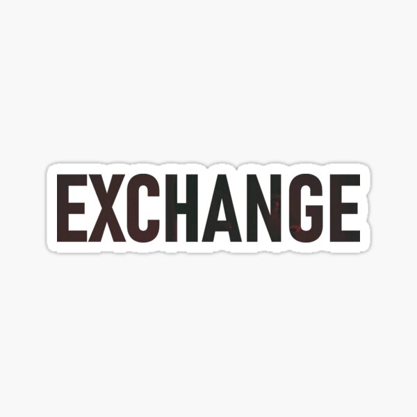 "Exchange - Trapsoul" Sticker for Sale by SilvaDesigns | Redbubble