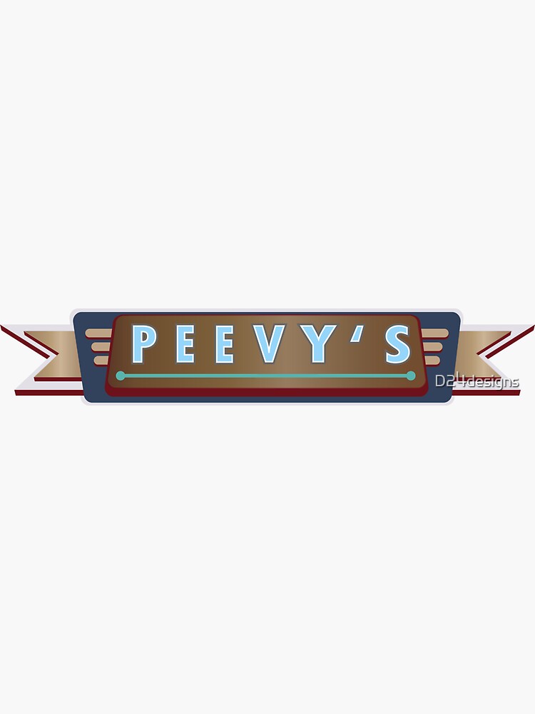 "Peevy's" Sticker by D24designs | Redbubble