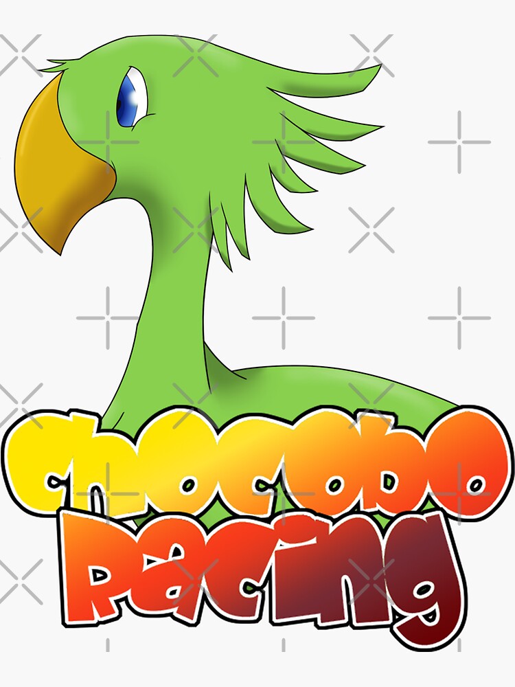 "Chocobo Racing -Green- ::Final Fantasy VII::" Sticker for Sale by ...