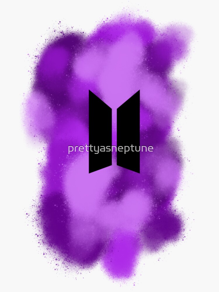 "BTS symbol" Sticker for Sale by prettyasneptune | Redbubble