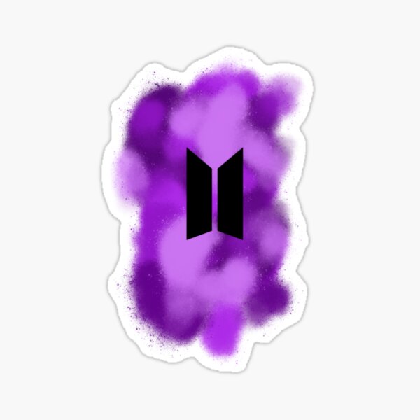 "BTS symbol" Sticker for Sale by prettyasneptune | Redbubble