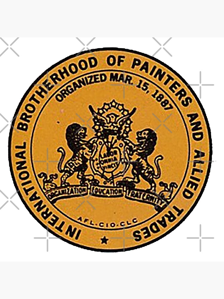 "Union Painters - Classic Logo " Poster for Sale by unionpride | Redbubble