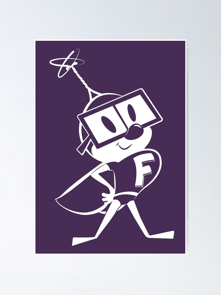 Póster «Fearless Fly - versión blanca» de GraficBakeHouse | Redbubble