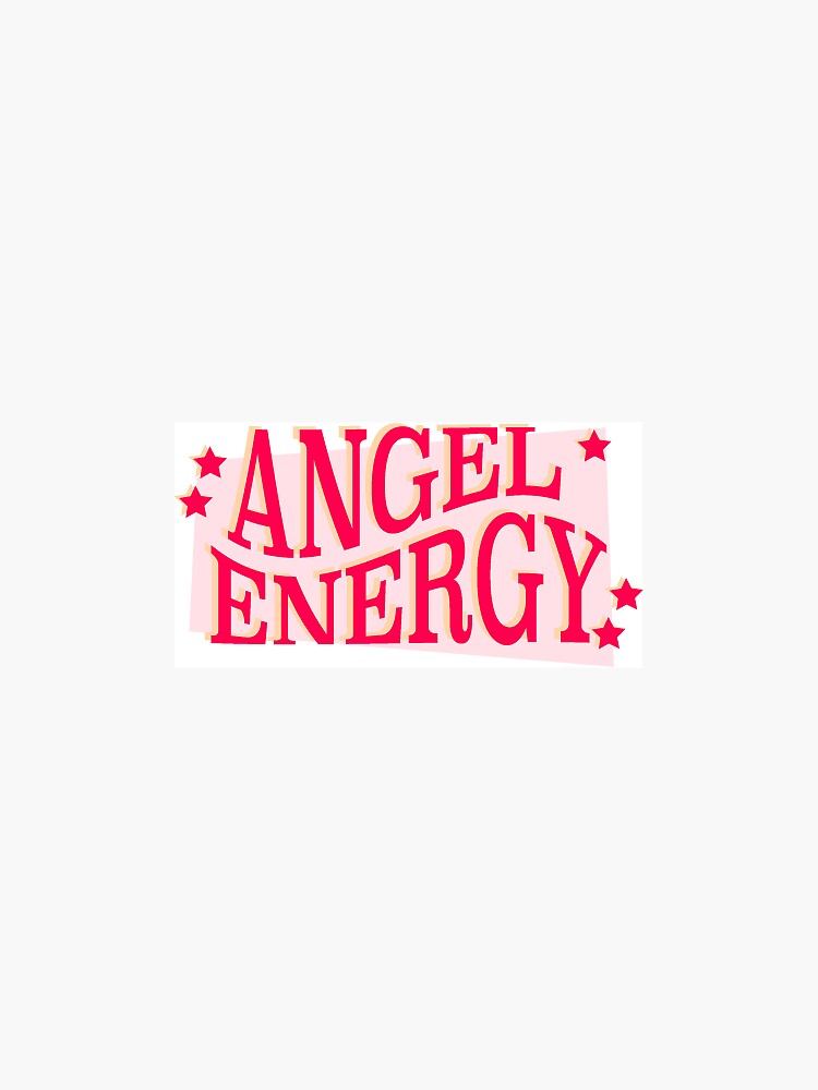 "Angel Energy" Sticker for Sale by Mbuenz | Redbubble