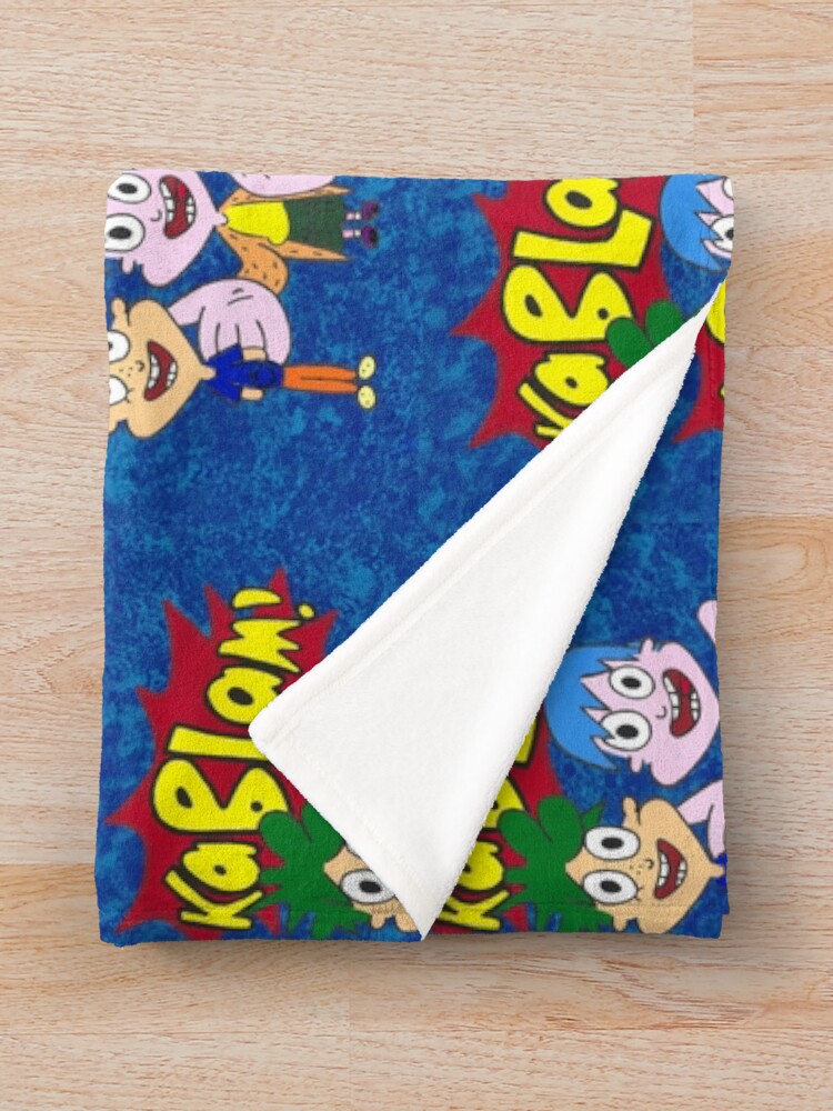 "Nickelodeon Kablam Henry and June Painting on canvas paper" Throw ...