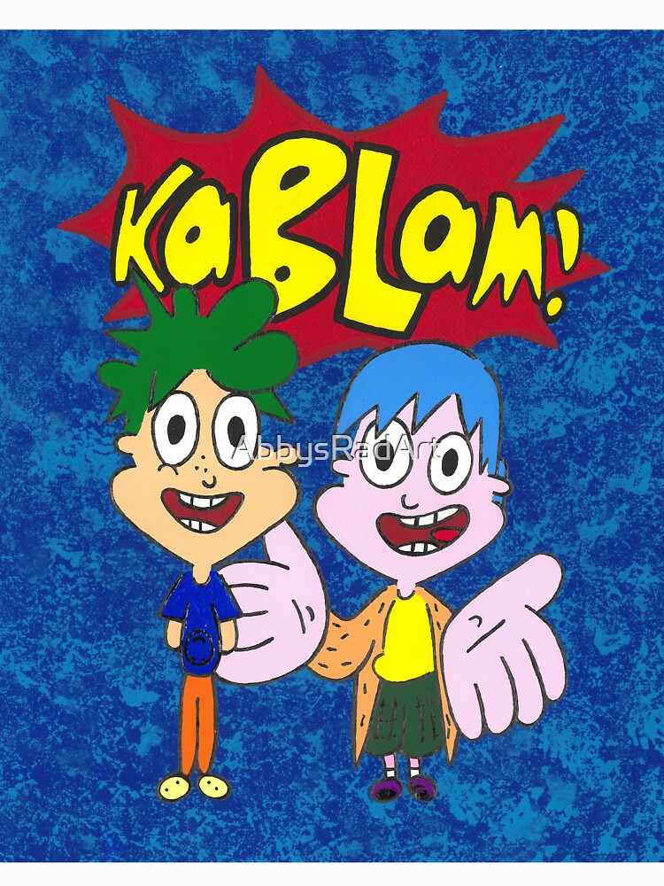 "Nickelodeon Kablam Henry and June Painting on canvas paper" T-shirt ...