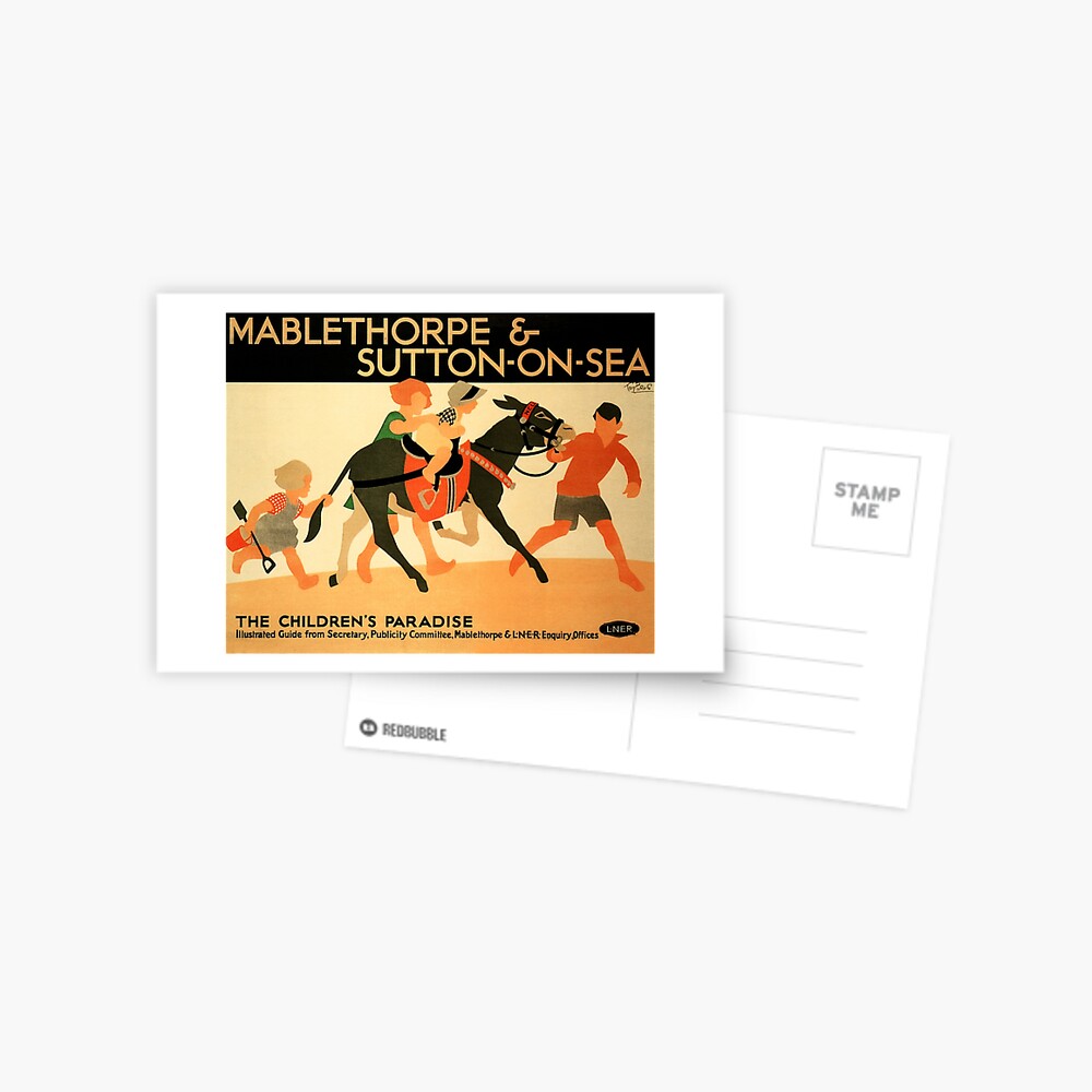 "MABLETHORPE & SUTTON ON SEA Lincolnshire England LNER Travel Poster ...