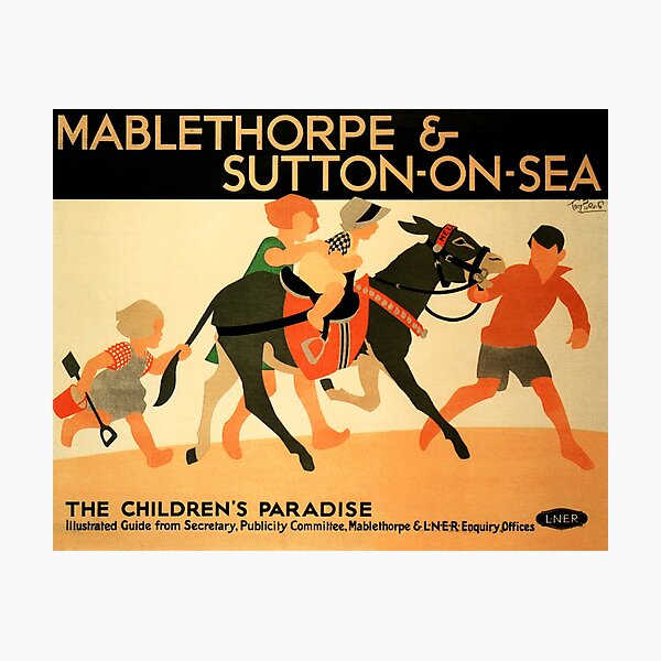 Lámina fotográfica «MABLETHORPE & SUTTON ON SEA Lincolnshire England ...