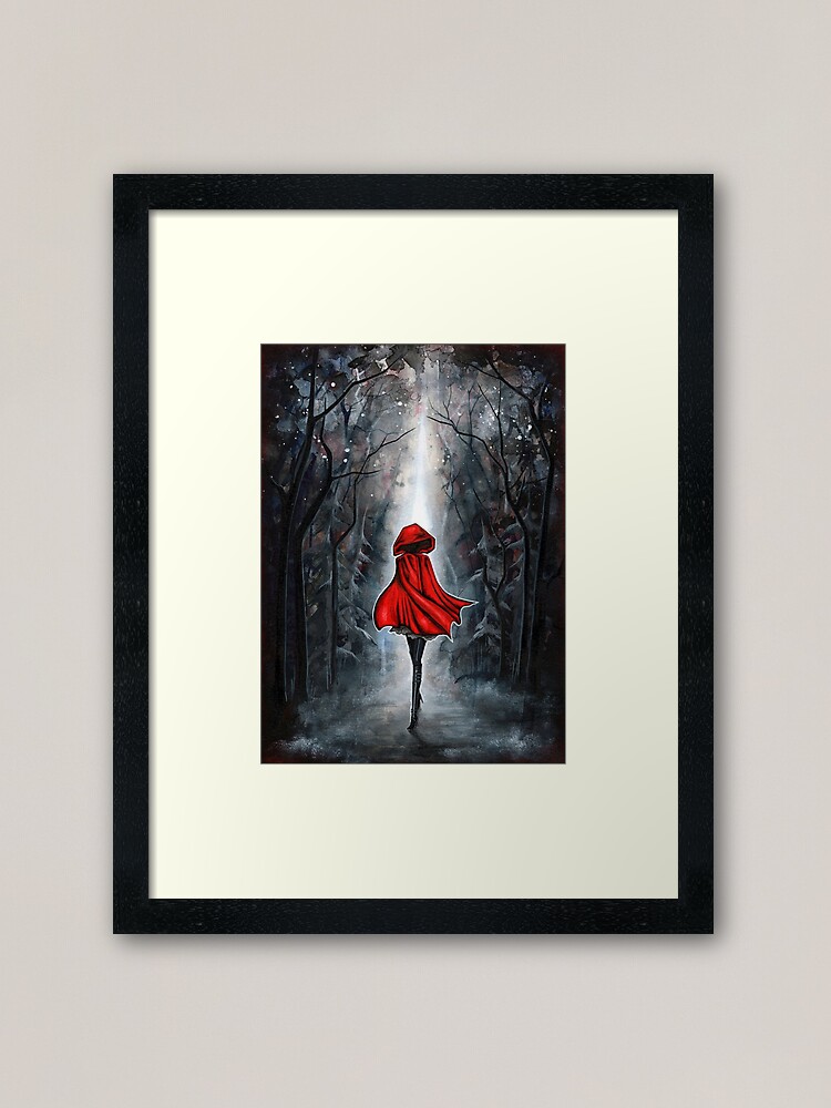 "Little Red Riding Hood" Framed Art Print for Sale by ClearJadeStudio ...