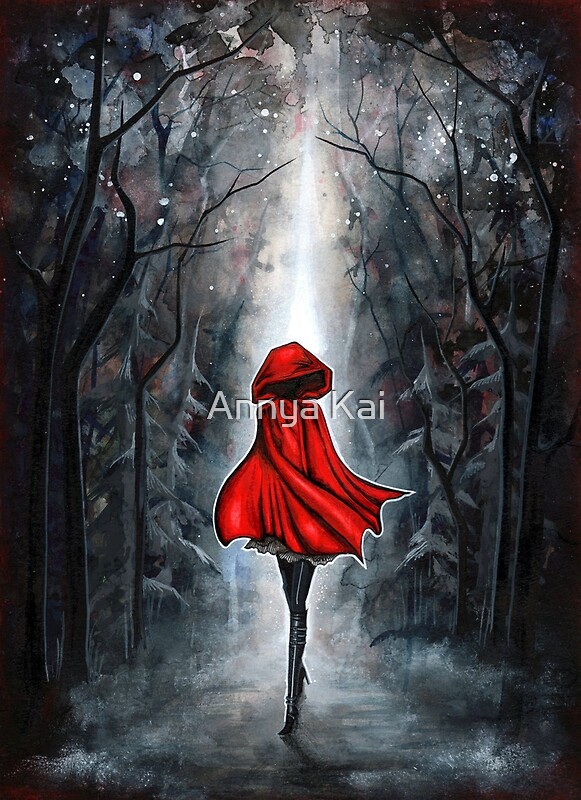 "Little Red Riding Hood" by Annya Kai | Redbubble