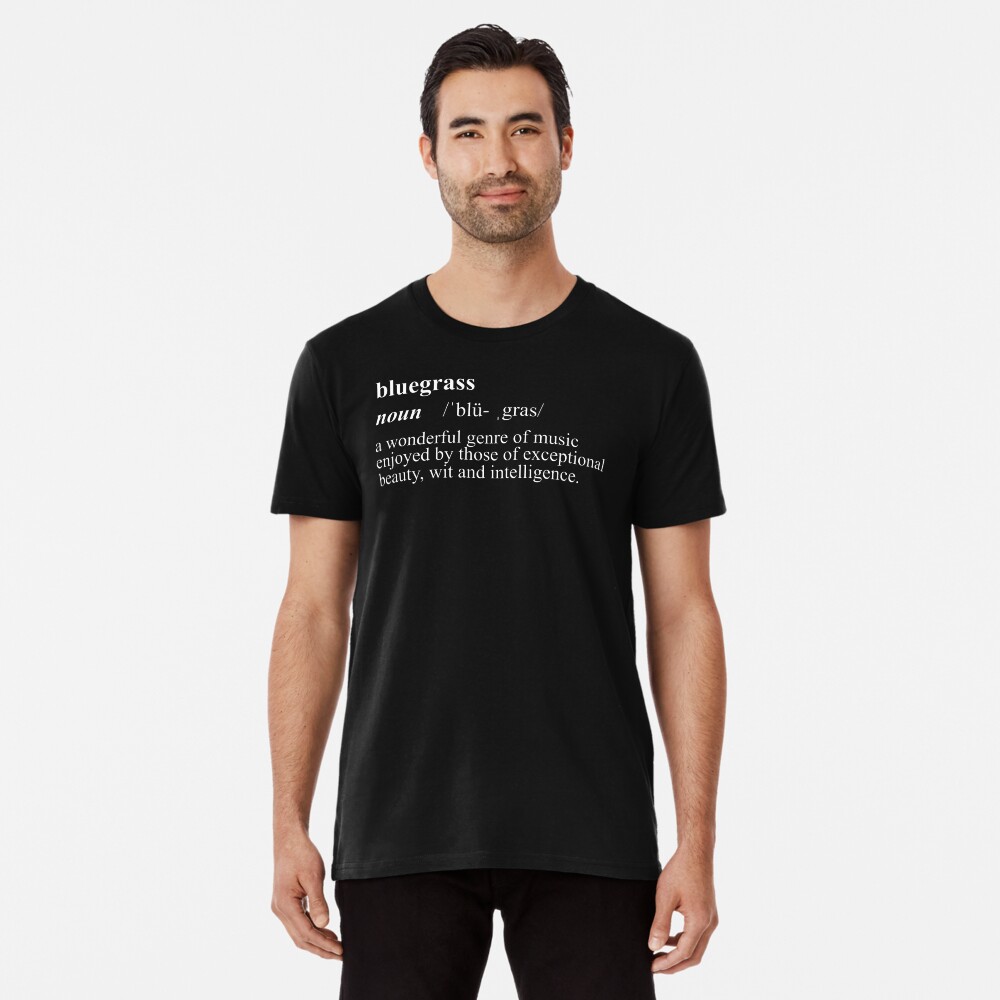 "Funny Bluegrass Definition Gift For Music Fans" Sticker for Sale by ...