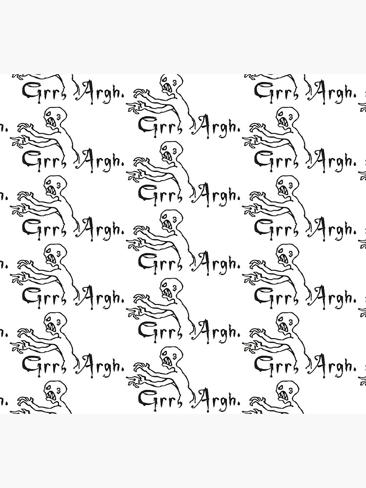 "Grrr Argh" Socken von ButterfliesT | Redbubble