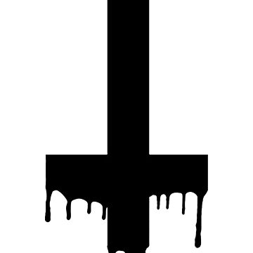"dripping cross" Essential T-Shirt for Sale by myacideyes | Redbubble